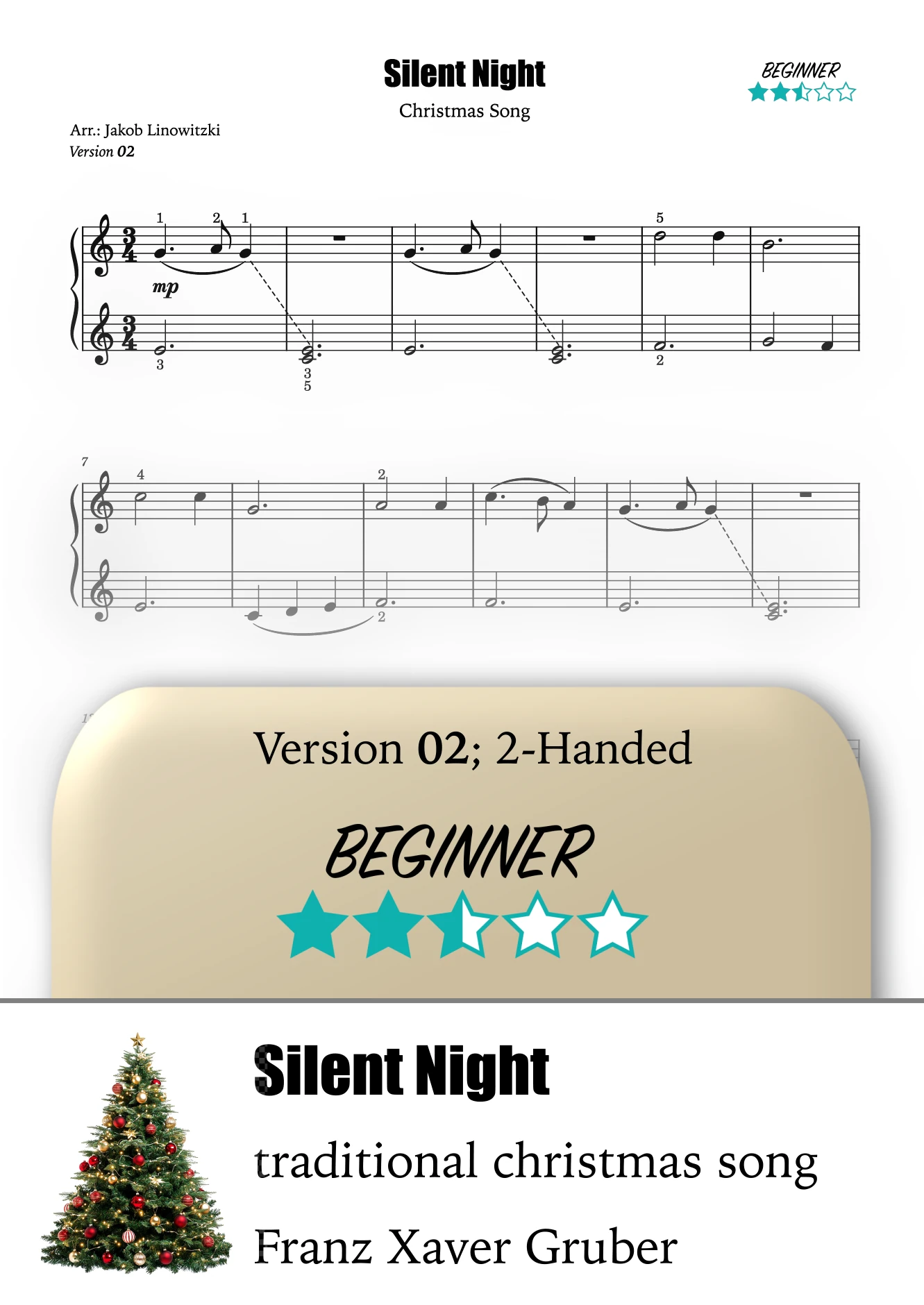 Silent Night – Level: Beginner